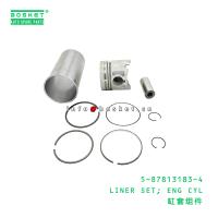 China ISUZU Compatible Engine Cylinder Liner Set with 3 Months Warranty and Small Quantity Orders for sale