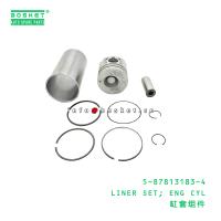 China ISUZU Compatible Engine Cylinder Liner Set with 3 Months Warranty and Small Quantity Orders for sale