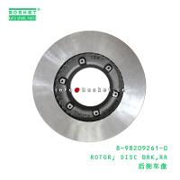 China Isuzu Compatible Rear Disc Brake Rotor with 3 Months Warranty for sale