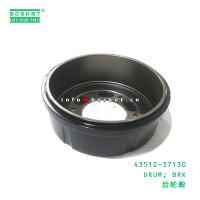 China 43512-37130 ABA Brake Drum for HINO 700 E13C Truck - 1PCS for sale