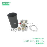 China 04013-0107 ABB LINER SET; ENG CYL suitable for HINO HINO 500 J08CT 04013-0107 for sale