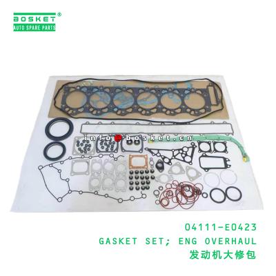China 04111-E0423 GASKET SET; ENG OVERHAUL suitable for HINO HINO 700 E13C 04111-E0423 for sale