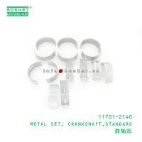 China 11701-2140 ABA METAL SET; CRANKSHAFT,STANDARD suitable for HINO HINO 500 J08E 11701-2140 for sale