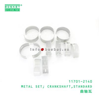 China 11701-2140 ABA METAL SET; CRANKSHAFT,STANDARD suitable for HINO HINO 500 J08E 11701-2140 for sale