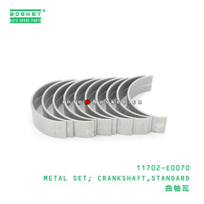 China 11702-E0070 ABA METAL SET; CRANKSHAFT,STANDARD suitable for HINO HINO 300 N04C 11702-E0070 for sale