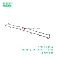 China 17171-E0160 BBA GASKET; INL MANIF TO HD suitable for HINO HINO 500 J08E 17171-E0160 for sale