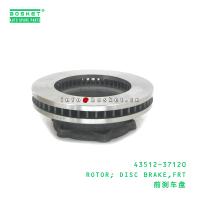China 43512-37120 BBA ROTOR; DISC BRAKE,FRT suitable for HINO HINO 300 43512-37120 for sale