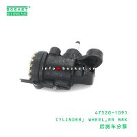China 47520-1091 ABA CYLINDER; WHEEL,RR BRK suitable for HINO 47520-1091 for sale