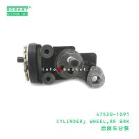 China 47520-1091 ABA CYLINDER; WHEEL,RR BRK suitable for HINO 47520-1091 for sale