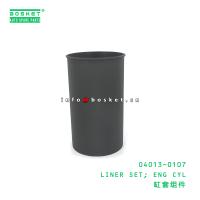 China 04013-0107 ABB LINER SET; ENG CYL suitable for HINO HINO 500 J08CT 04013-0107 for sale