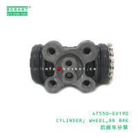China 47550-EV190 ABA CYLINDER; WHEEL,RR BRK suitable for HINO 47550-EV190 for sale