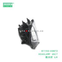 China 81150-E0872 ABA HEADLAMP UNIT suitable for HINO HINO 500 J08E 81150-E0872 for sale