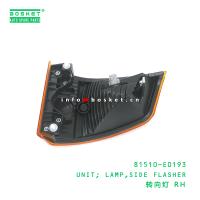 China 81510-E0193 ABA UNIT; LAMP,SIDE FLASHER suitable for HINO HINO 500；HINO 700 81510-E0193 for sale