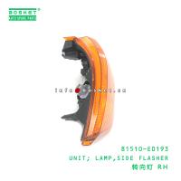 China 81510-E0193 ABA UNIT; LAMP,SIDE FLASHER suitable for HINO HINO 500；HINO 700 81510-E0193 for sale
