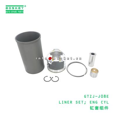 China GTZJ-J08E ABA Liner Set Engine Cylinder Liner for HINO 500 J05E J08E with 3 Months Warranty for sale