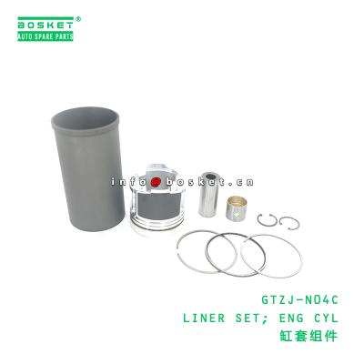 China GTZJ-N04C BBA Liner Set Engine Cylinder Liner for HINO 300 N04C for sale