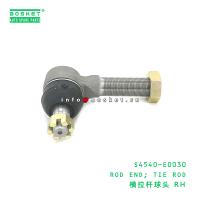 China HINO S4540-E0030 Rod End Tie Rod Made of High-Quality Special Steel with Ball Pin Connection for sale