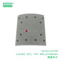 China S4744-24570 ABA Lining Set Standard FRT BRK Brake Lining for HINO500 for sale