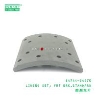 China S4744-24570 ABA Lining Set Standard FRT BRK Brake Lining for HINO500 for sale