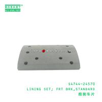 China S4744-24570 ABA Lining Set Standard FRT BRK Brake Lining for HINO500 for sale