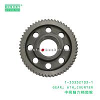 China 1-33332103-1 GEAR; 6TH,COUNTER suitable for ISUZU   1333321031 for sale
