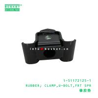 China 1-51172125-1 RUBBER; CLAMP,U-BOLT,FRT SPR suitable for ISUZU   1511721251 for sale