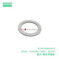China 8-94168490-0 SHIM; PINION,FINAL DRIVE suitable for ISUZU   8941684900 for sale