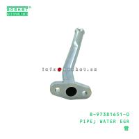 China 8-97381651-0 PIPE; WATER EGR suitable for ISUZU   8973816510 for sale