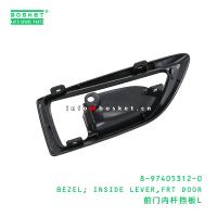 China 8-97405312-0 BEZEL; INSIDE LEVER,FRT DOOR suitable for ISUZU VC46  8974053120 for sale