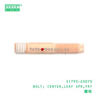 China HINO S1793-E0070 Front Leaf Spring Bolt High-Quality Special Steel Center Bolt for HINO Trucks for sale