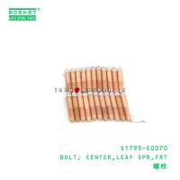 China HINO S1793-E0070 Front Leaf Spring Bolt High-Quality Special Steel Center Bolt for HINO Trucks for sale