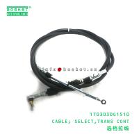 China 1703030G1510 Transmission Control Cable for JAC N200 Selector Cable for sale