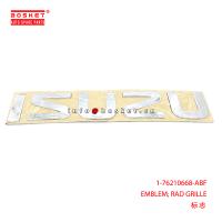 China 1-76210668-ABF Emblem Grille Emblem Suitable for ISUZU CXZ81 FVZ34 with 1PCS Pack Quantities and 3 Months Warranty for sale