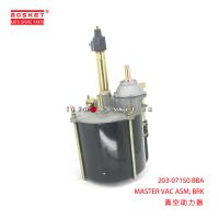 China 203-07150 BBA MASTER VAC ASM Brake Booster Suitable for ISUZU FSR with 3 Months Warranty Made of High-Quality Special Steel for sale