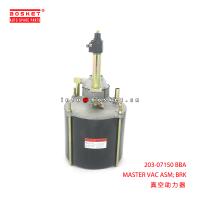 China 203-07150 BBA MASTER VAC ASM Brake Booster Suitable for ISUZU FSR with 3 Months Warranty Made of High-Quality Special Steel for sale