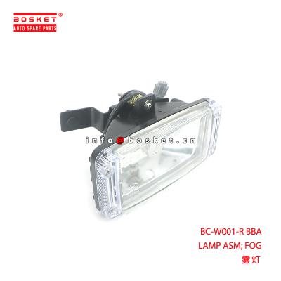 China BC-W001-R BBA Fog Lamp Assembly for ISUZU ELF NKR NHR NPR NQR 600P with 3 Months Warranty in Neutral Box for sale