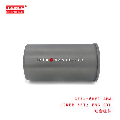 China GTZJ-6HE1 ABA Liner Set Engine Cylinder Liner Set Suitable for ISUZU 6HE1 with 3 Months Warranty for sale
