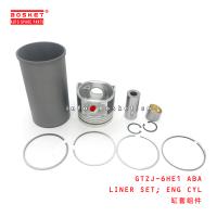 China GTZJ-6HE1 ABA Liner Set Engine Cylinder Liner Set Suitable for ISUZU 6HE1 with 3 Months Warranty for sale