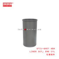China GTZJ-6HE1 ABA Liner Set Engine Cylinder Liner Set Suitable for ISUZU 6HE1 with 3 Months Warranty for sale