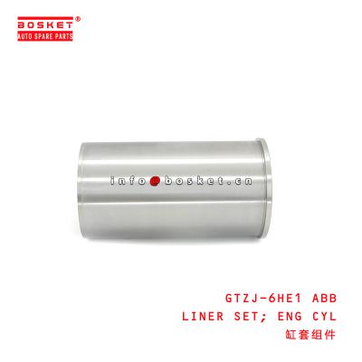 China GTZJ-6HE1 ABB Liner Set Engine Cylinder Liner for ISUZU 6HE1 with 3 Months Warranty for sale