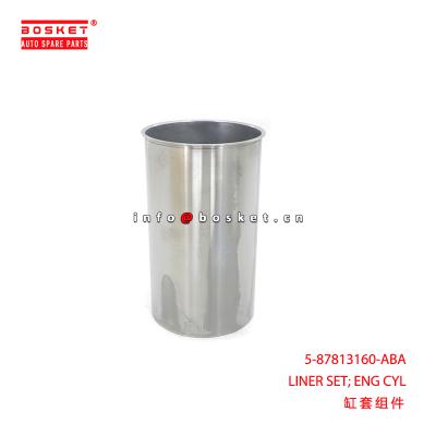 China 5-87813160-ABA LINER SET; ENG CYL suitable for ISUZU 4BE1 5878131600 for sale