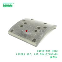 China SH3501105-N002 LINING SET; FRT BRK,STANDARD suitable for JAC N200 SH3501105-N002 for sale