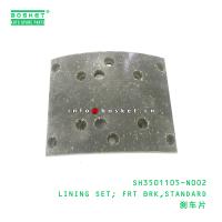 China SH3501105-N002 LINING SET; FRT BRK,STANDARD suitable for JAC N200 SH3501105-N002 for sale