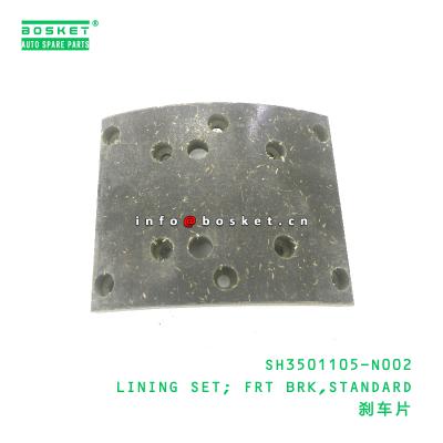 China SH3501105-N002 LINING SET; FRT BRK,STANDARD suitable for JAC N200 SH3501105-N002 for sale