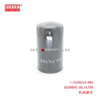 China 1-13240232-ABA ELEMENT; OIL FILTER suitable for ISUZU FVZ34 4BG1 4JJ1 4HK1 6SD1 6BG1 6HK1 6UZ1 6WG1 1132402320 for sale