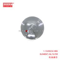 China 1-13240232-ABA ELEMENT; OIL FILTER suitable for ISUZU FVZ34 4BG1 4JJ1 4HK1 6SD1 6BG1 6HK1 6UZ1 6WG1 1132402320 for sale
