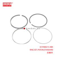 China 8-97080215-ABA RING SET; PISTON,STANDARD suitable for ISUZU 4JG2 4JG1 8970802150 for sale