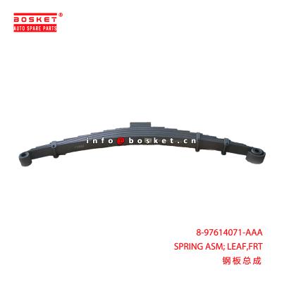 China 8-97614071-AAA SPRING ASM; LEAF,FRT suitable for ISUZU 8976140710 for sale