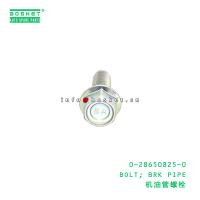 China 0-28650825-0 BOLT; BRK PIPE suitable for ISUZU VC46 6UZ1 0286508250 for sale