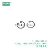 China 1-19169001-0 RING; SNAP,PISTON,AIR CMPR suitable for ISUZU   1191690010 for sale